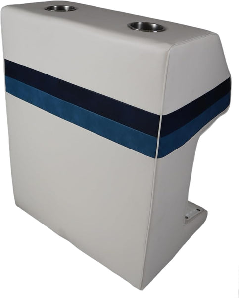 Premium Series Pontoon Captain, Steering Stand - 3005-AADK White/Navy ...