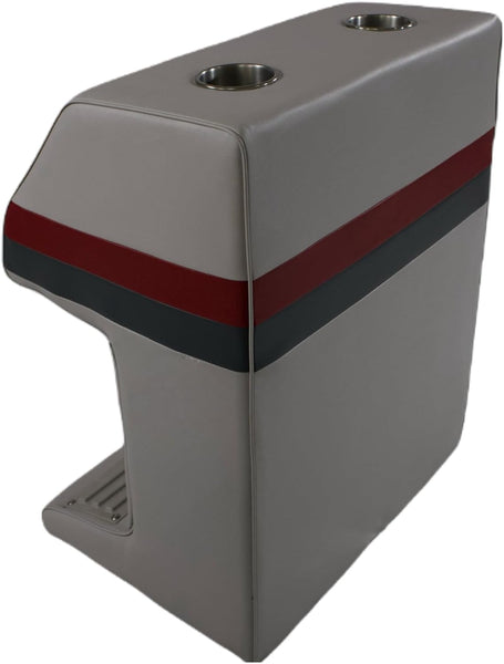 Premium Series Pontoon Captain, Steering Stand - 3005-ABEC Grey/Red/Ch ...