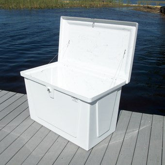 Fiberglass Dock Box - 27"H X 44"W X 26"D - CM03-S – Marine Fiberglass ...