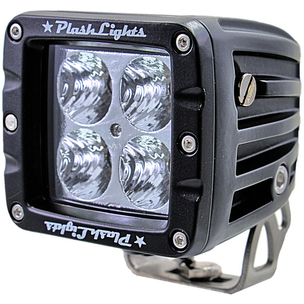 PlashLights 20W LED Cube Lights- 35° Linear Flood - Pair – Marine ...
