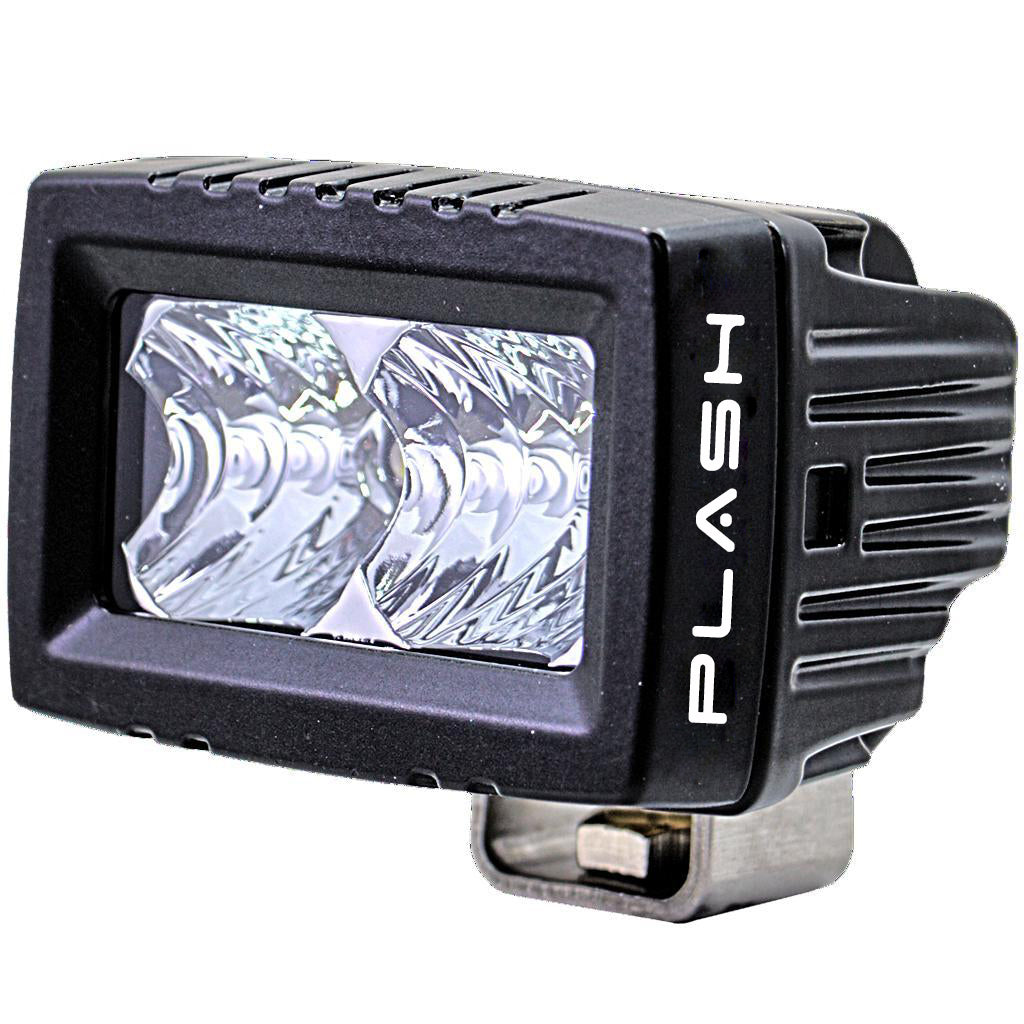 PlashLights | 20W Low Profile LED Light - 35° Linear Flood – Marine ...