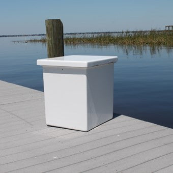 Sea-Line Fiberglass Dock Box - 25"H X 23"W X 21"D - SLDB20 – Marine ...
