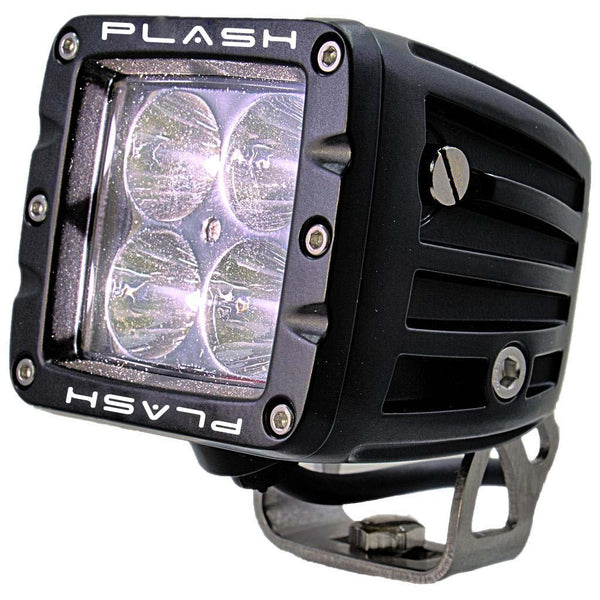 PlashLights 40W LED Cube Lights - 10° Spot - Pair – Marine Fiberglass ...