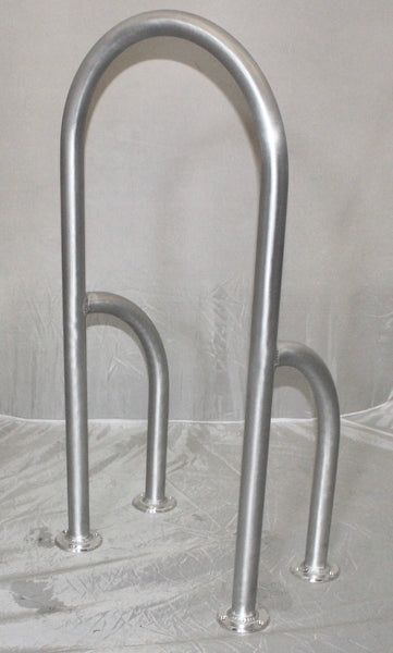 Marine Dock & Boat 42" Hand Rail - Grab Bar w/ Vertical Rod Holder ...