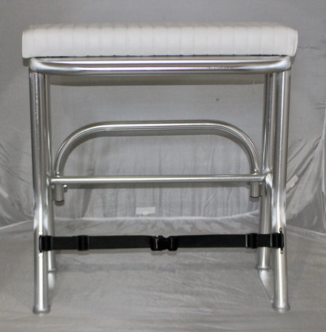 Traditional Aluminum Leaning Post - 30" W x 12.5" D x 31.5" H – Marine ...