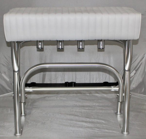 Classic "X" Aluminum Leaning Post - 30" W x 12.5"D x 31.5" H – Marine ...