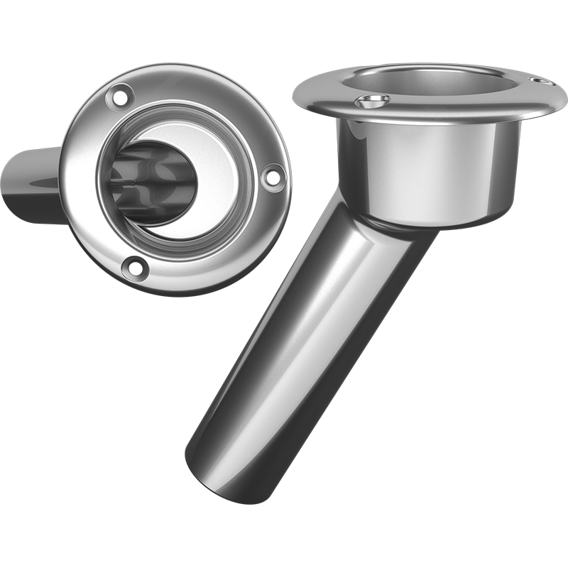 Mate Series 30 degree, Round Top 316 Stainless -C1030ND Rod Holder ...