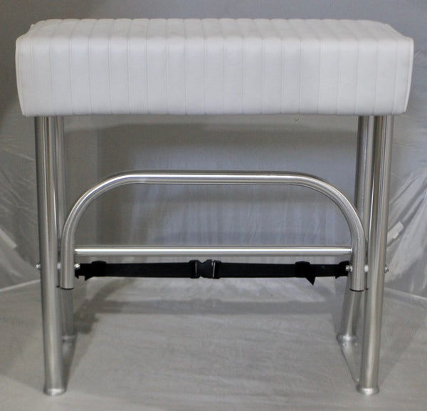 Traditional Aluminum Leaning Post - 30" W x 12.5" D x 31.5" H – Marine ...