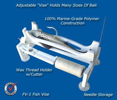 Live Bait & Bait Rigging/Fish Vise - FV-1 – Marine Fiberglass Direct