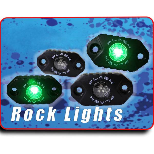 GREEN Rock Lights | PlashLights – Marine Fiberglass Direct