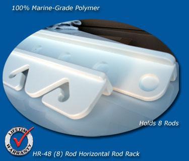 Horizontal Rod Rack For Qty 8 Rods - HR-48 – Marine Fiberglass Direct