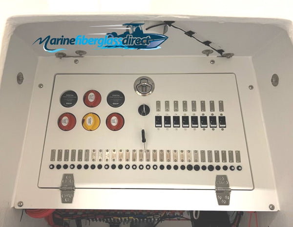 Electrical Circuit Battery Bank HDPE Starboard Electrical Panel for LT ...