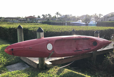 Aluminum Kayak Paddleboard Paddle Boat SUP Storage Rack Dock Piling Mo ...