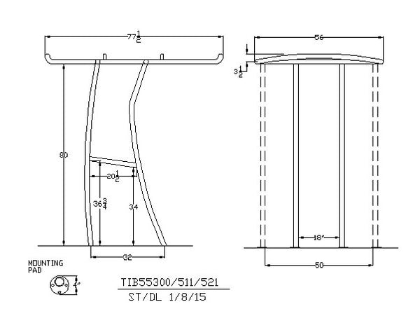Radius Sunbrella T-Top Tee top tower in a box – Marine Fiberglass Direct