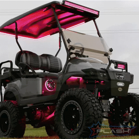Ultimate Golf Cart Lighting Kit | Color Changing LED's | PlashLights ...