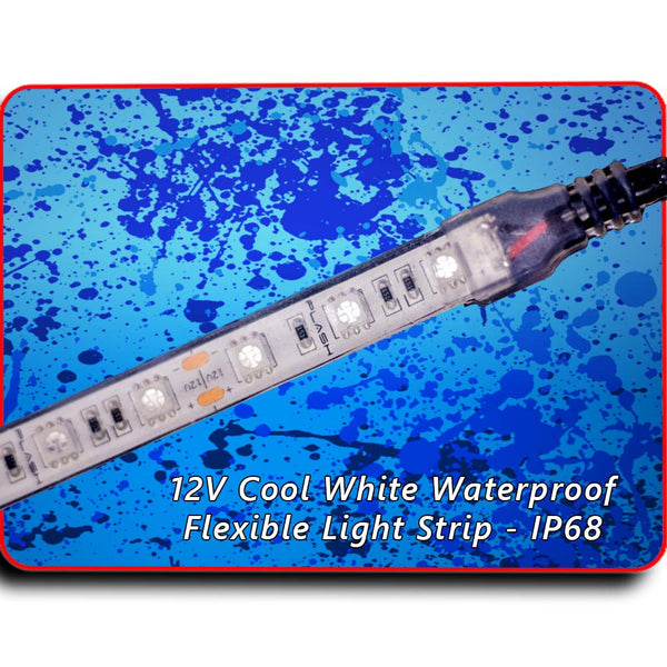 Cool White Strip Light for Boat | IP68 Marine Rated – Marine Fiberglass ...