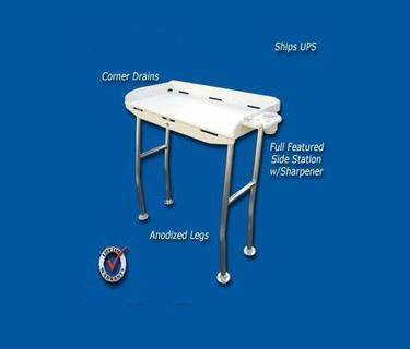 Dock Side Fish Fillet Table FT38 Cleaning Station – Marine Fiberglass ...