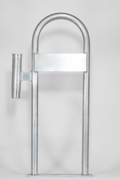 Marine Dock & Boat 42" Hand Rail - Grab Bar w/ Vertical Rod Holder ...