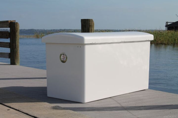 Rough Water Dock Box - 60"W x 29"D x 33"H - RWDB60 – Marine Fiberglass ...