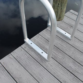 C&M Marine - 7 Step Standard Fixed Dock Ladder – Marine Fiberglass Direct