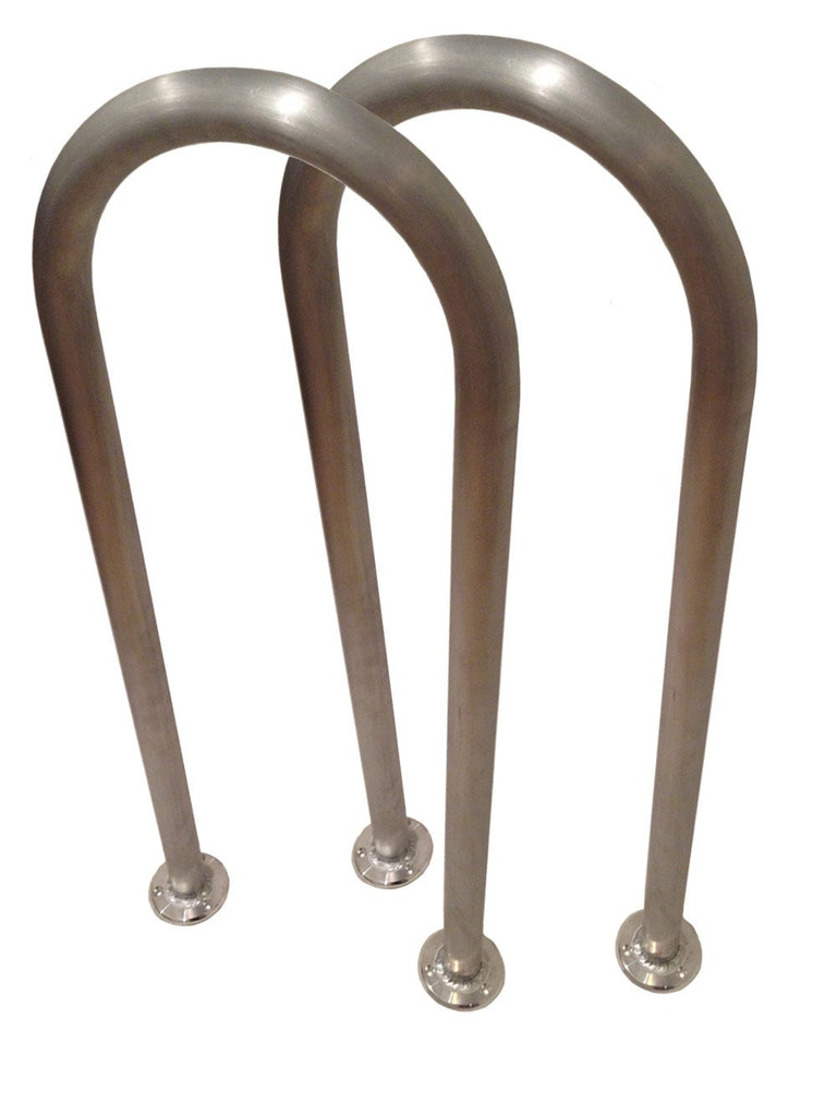 Two (2) Marine Dock & Boat 42" Handrails, Aluminum Grab Bar Handrail ...
